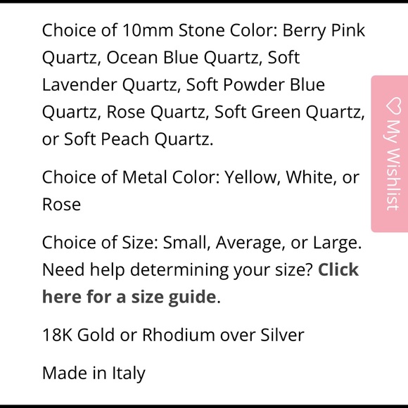 Lisa Robertson | Jewelry | Lisa Robertson Mm Semiprecious Bracelet ...